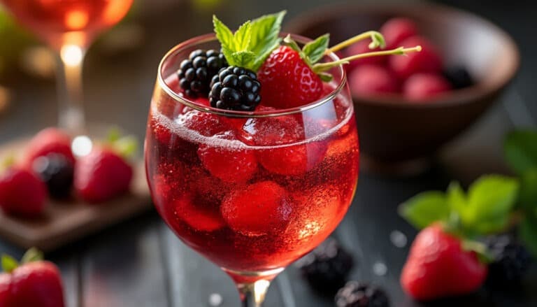 Kir royal aux fruits rouges : une explosion de saveurs revisitées
